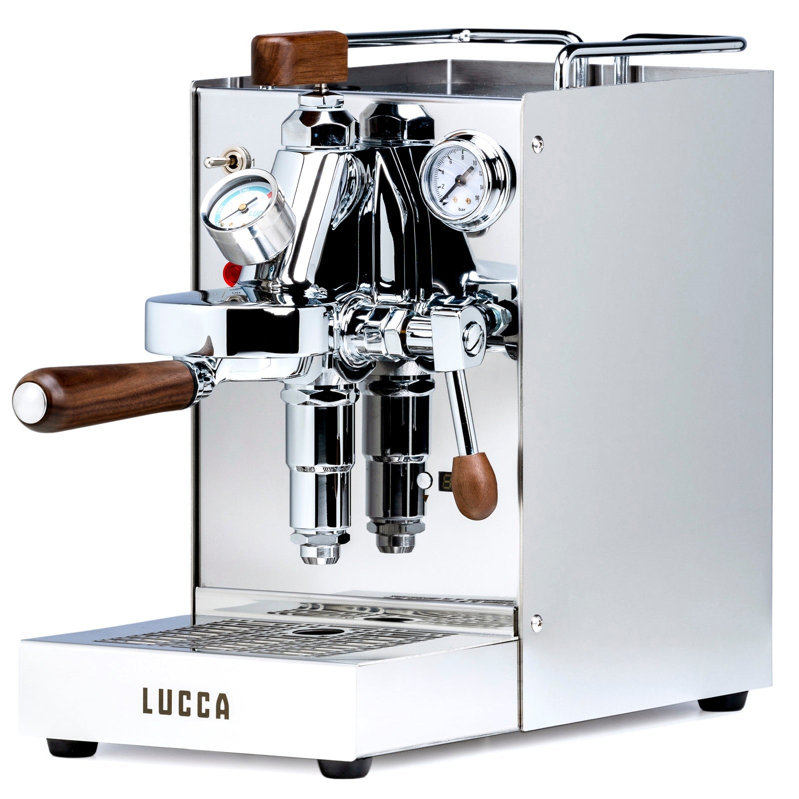 LUCCA Solo Espresso Machine with Flow Control l Cliff & Pebble